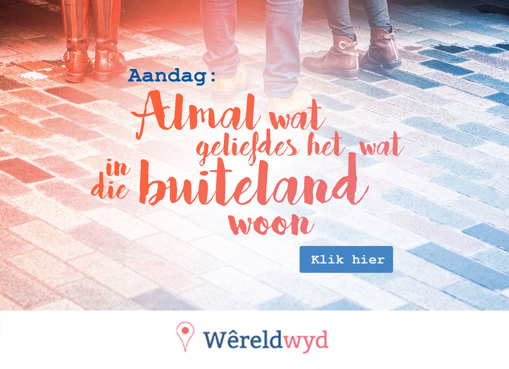 Aandag: Almal wat geliefdes het wat in die buiteland woon - Wêreldwyd