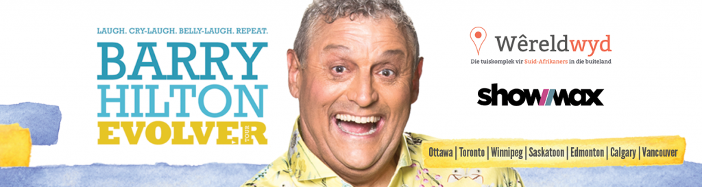 BARRY HILTON: EVOLVER TOUR - Canada - Wêreldwyd