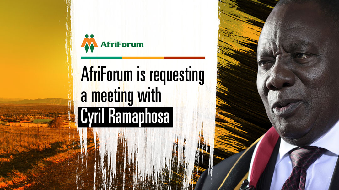 AfriForum requests urgent meeting with Ramaphosa - Wêreldwyd