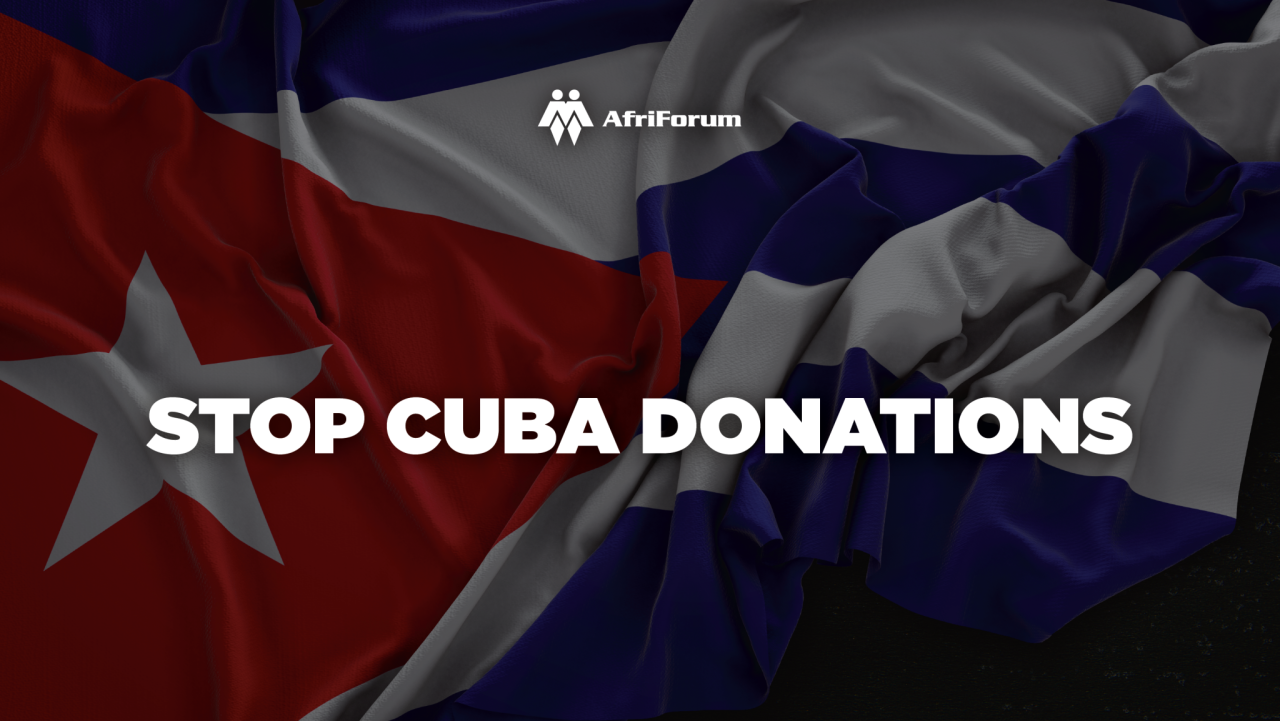 Stop Cuba donation - Wêreldwyd